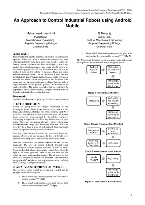 Pdf 8 An Approach To Control Industrial Robots Using Android