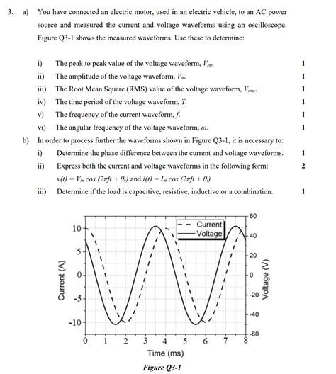 Solved 3 A You Have Connected An Electric Motor Used In An Electric