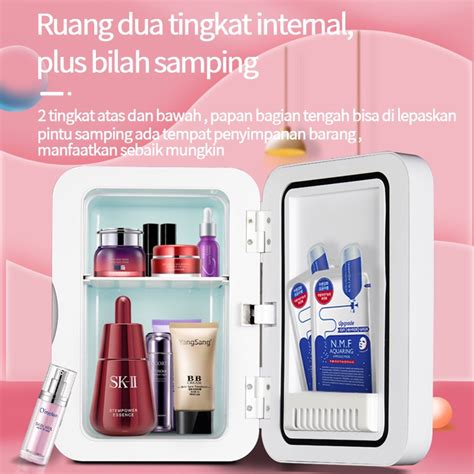 Jual Kulkas Skincare 8l Kulkas Mini Cermin Led Kulkas Mini Skinecare