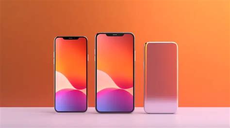 격리된 휴대 전화 3d 렌더링 화면 모형 Ui Ux 제품 템플릿 모바일 프레임 폰 프레임 장치 배경 일러스트 및 사진 무료