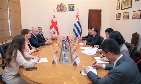 აჭარის აჭარის მთავრობის თავმჯდომარე სულხან თამაზაშვილი ჩინეთის სახალხო რესპუბლიკის უცხო