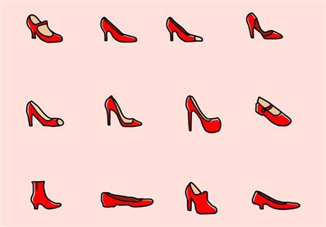 Vektor Ruby Schuhe 155887 Vektor Kunst Bei Vecteezy
