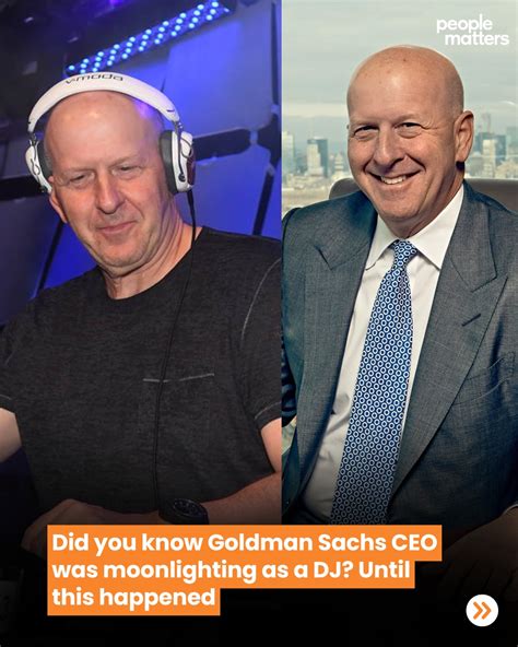 People Matters David Solomon The Ceo Of Goldman Sachs Facebook