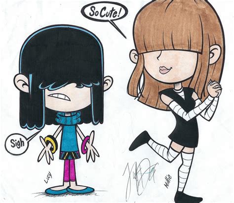 Lucy Loud And Millie Justdef Fanart By Justd3f On Deviantart