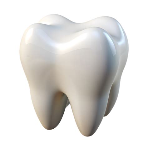 Hyper Realistic 3d Tooth Model Detailed Dental Anatomy With Smooth