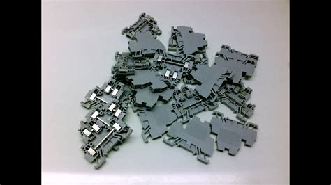 Allen Bradley 1492 Wd4 Pack Of 21 Series A Gray Terminal Block 1492 Wd4 Pack Of 21