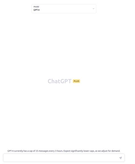Gpt4 Very Low Usage Cap Rchatgpt