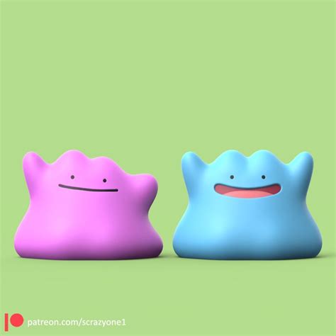 3d Printed Ditto Model Etsy