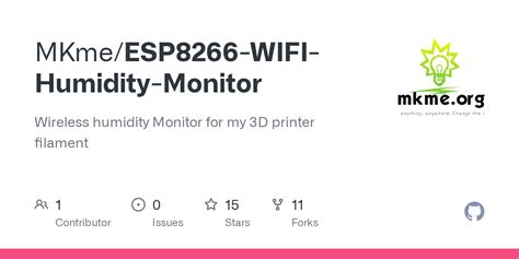 Github Mkme Esp Wifi Humidity Monitor Wireless Humidity Monitor