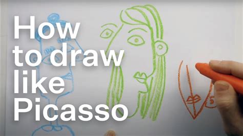 How To Draw Like Picasso Youtube