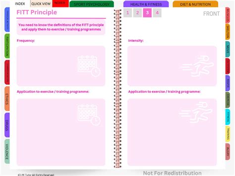 OCR GCSE PE Revision Worksheets Training Teaching Resources