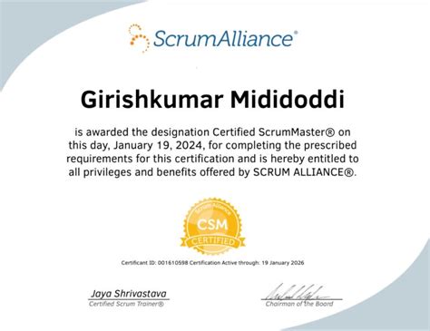 Girishkumar Mididoddi On Linkedin Certifiedscrummaster Agileexcellence Scrummaster