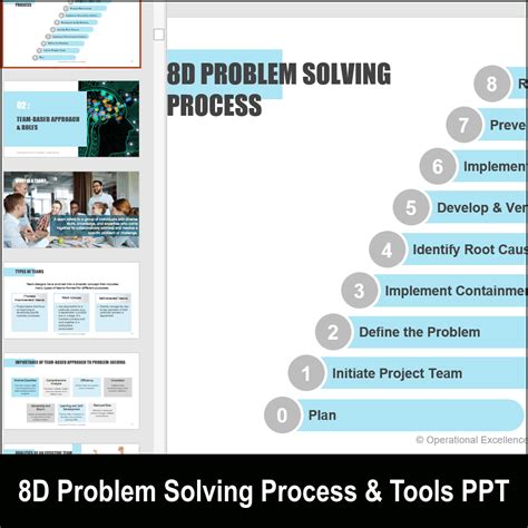 ppt 8d problem solving process and tools 256 slide ppt powerpoint