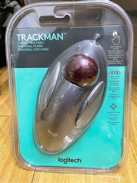 Logitech Trackman Marble Usb Wired Mouse Ebl Computers And Tech Parts And Accessories Mouse