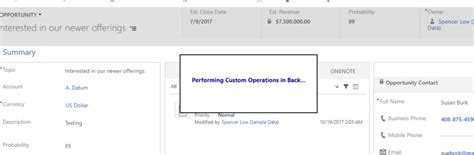 D365 V9 Developer Updates Part 1 Show Progress Indicator Somesh