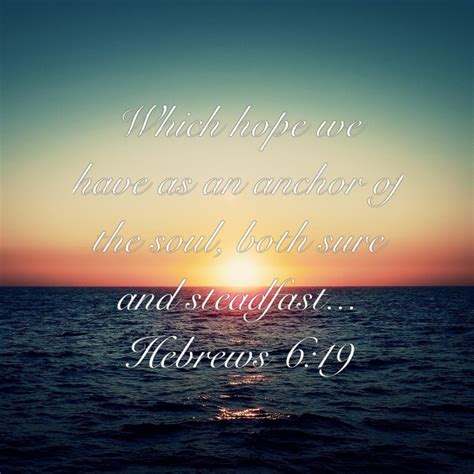 Hebrew 6 19 Wallpaper