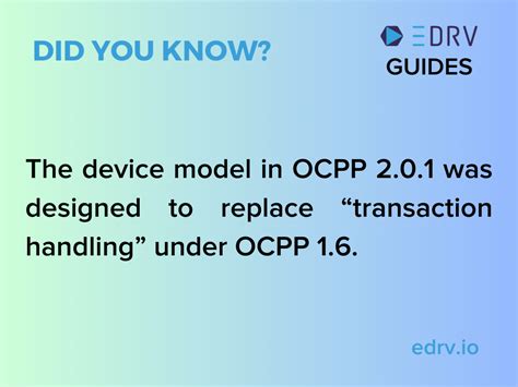 Guide To Ocpp 2 0 1