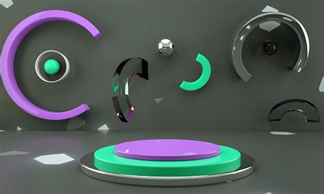 3d 추상적 배경 제품 디스플레이 3d 일러스트레이션을 위한 장면 형상 시상대형 모의 0명에 대한 스톡 사진 및 기타 이미지 0명 3차원 형태 개념 Istock