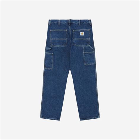 칼하트 WIP 메이틀랜드 데님 싱글 니 팬츠 블루 스톤 워시드 Carhartt WIP KREAM