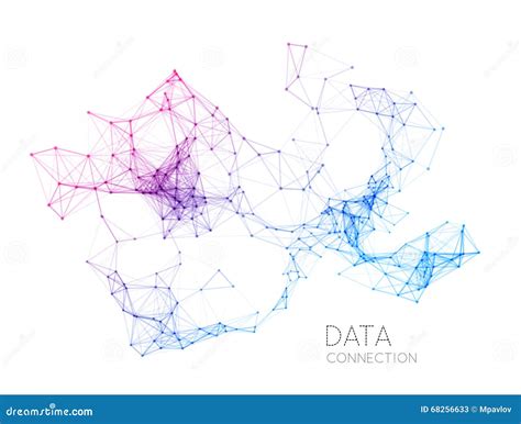 Abstract Network Connection Background Stock Vector Illustration Of Abstract Biology 68256633