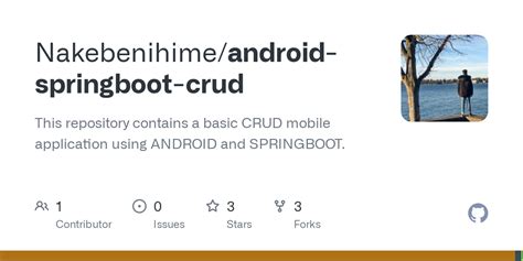 Github Nakebenihimeandroid Springboot Crud This Repository Contains
