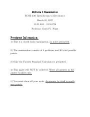 ECSE W Midterm Pdf Midterm Examination ECSE Introduction To Electronics
