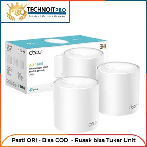Jual TP Link Deco X10 3 PACK AX1500 Whole Dual Band Home Superior Mesh Wi Fi 6 System