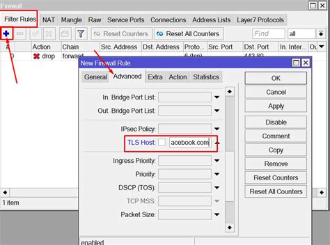 Blok Website Tls Host