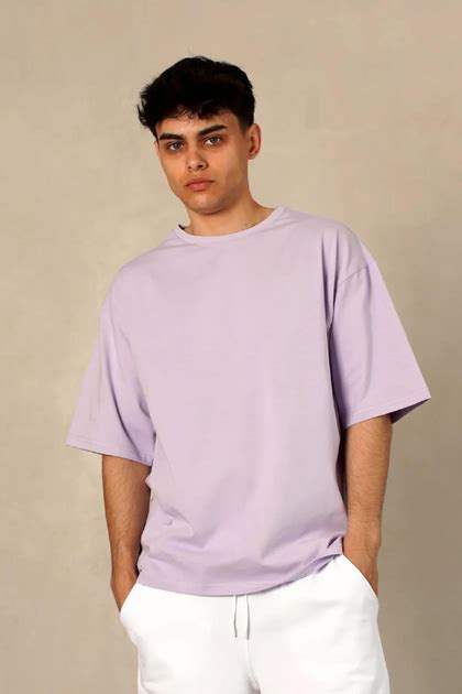 Футболка оверсайз мужская Xxxxs Лиловый от продавца T C C Clothes в интернет магазине