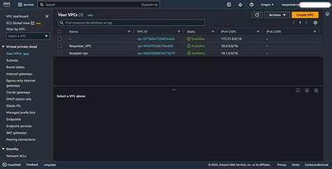 how to create aws vpc peering connection step by step networkproguide