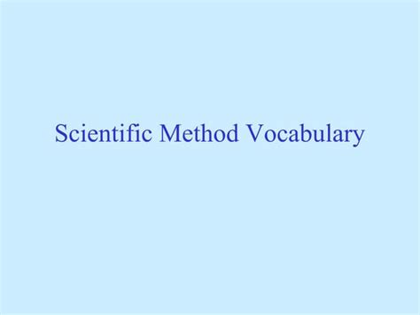 Scientific Method Powerpoint Science 7 Pptx
