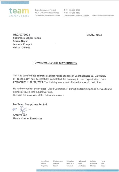 Subhransu Sekhar Panda On Linkedin Certificationachievement