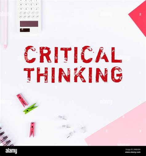 Writing Displaying Text Critical Thinking Concept Meaning Sequence Of Stages Of A Project