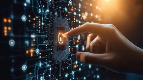 Cybersecurity Service Concept Of Motherboard And Safety Authentication Network Or Ai Regulation