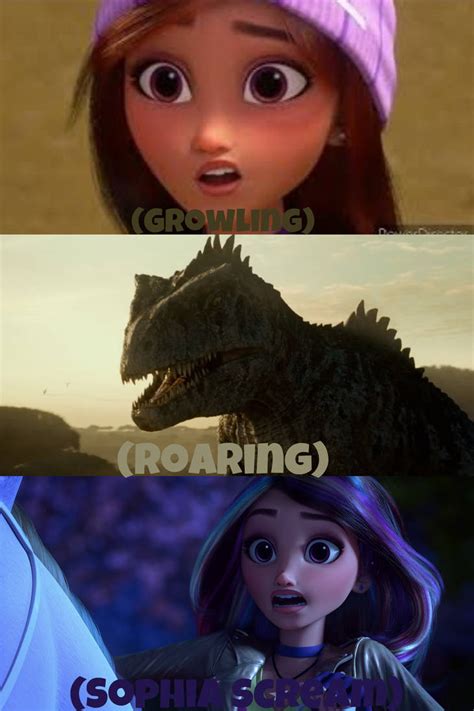 Giganotosaurus Roar React Sophia Scream By Mustafaasad2806 On Deviantart