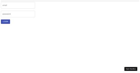 Login Form In React Codesandbox
