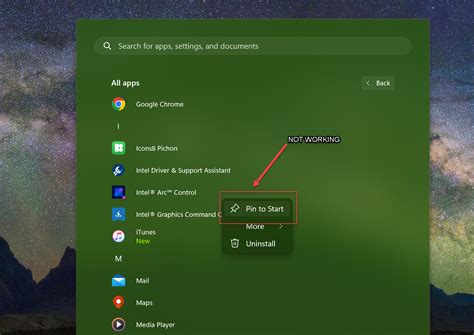 Fix Windows 11 Pin To Start Menu Not Working