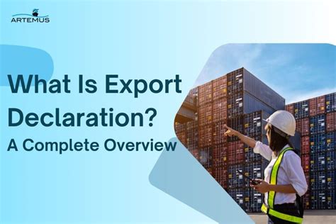 What Is Export Declaration A Complete Overview