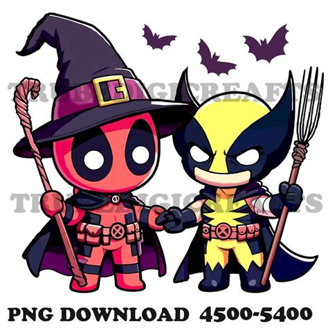Halloween Deadpool Wolverine Png Deadpool Png Halloween En