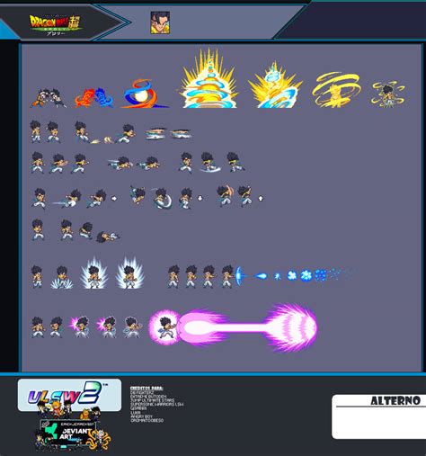 Gogeta Ulsw2 [dbs B] Sprite Sheet By Erickjcrack507 On Deviantart