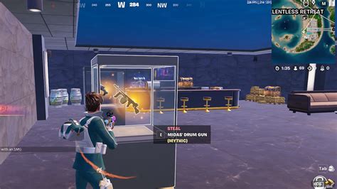 Where To Find Midas Drum Gun In Fortnite Chapter 4 Season 4 Map Pro Game Guides
