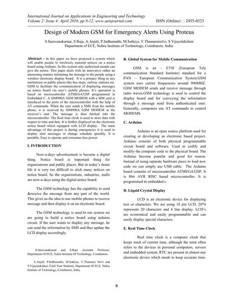 Pdf Design Of Modern Gsm For Emergency Alerts Using Proteus Dokumen Tips