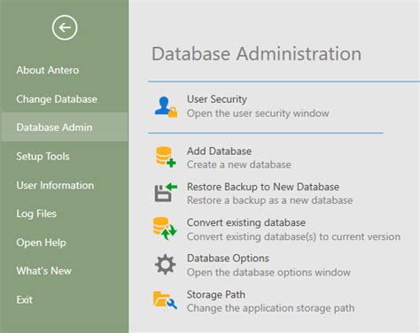 Database Admin