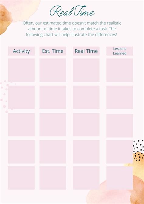 Time Management Worksheet Executive Function Coaching Worksheets Library