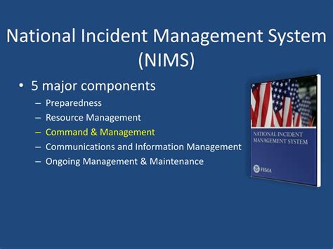 Ppt National Incident Management System Incident Command System Overview For Senior Officials