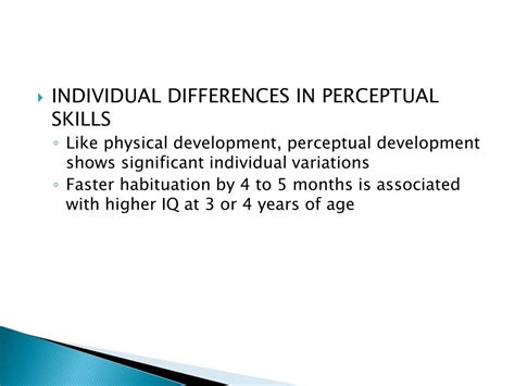 Ppt Perceptual Development Powerpoint Presentation Free Download