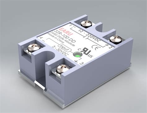 SSR DD Solid State Relay D Model TurboSquid
