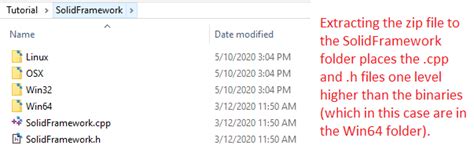 C Tutorials Solid Framework SDK