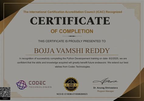 Python Pythondevelopment Learningjourney Codectechnologies