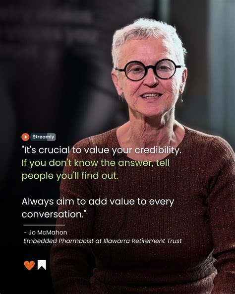 In Healthcare Maintaining Credibility And A Commitment To Continuous Learning Are Essential